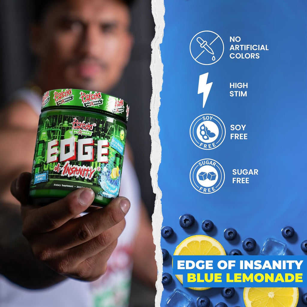 Edge of Insanity pre-workout powder ingredients