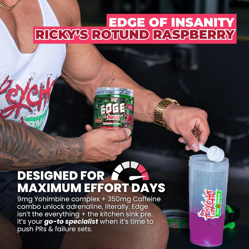 Edge of Insanity pre-workout powder ingredients
