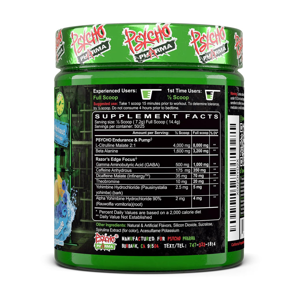 Edge of Insanity pre-workout powder performance