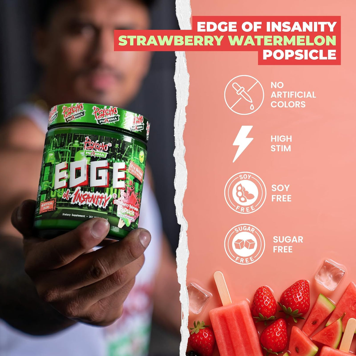 Edge of Insanity pre-workout powder review