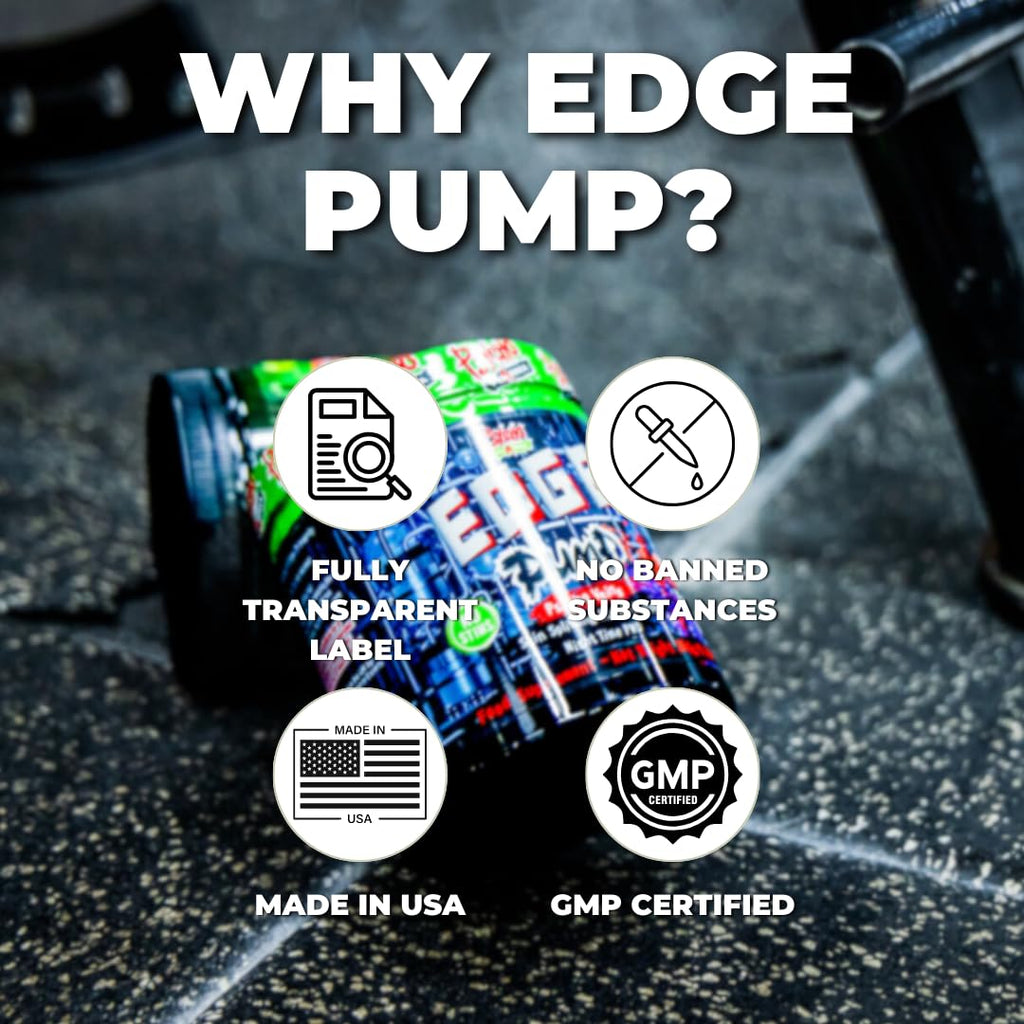 EDGE pre-workout for muscle endurance