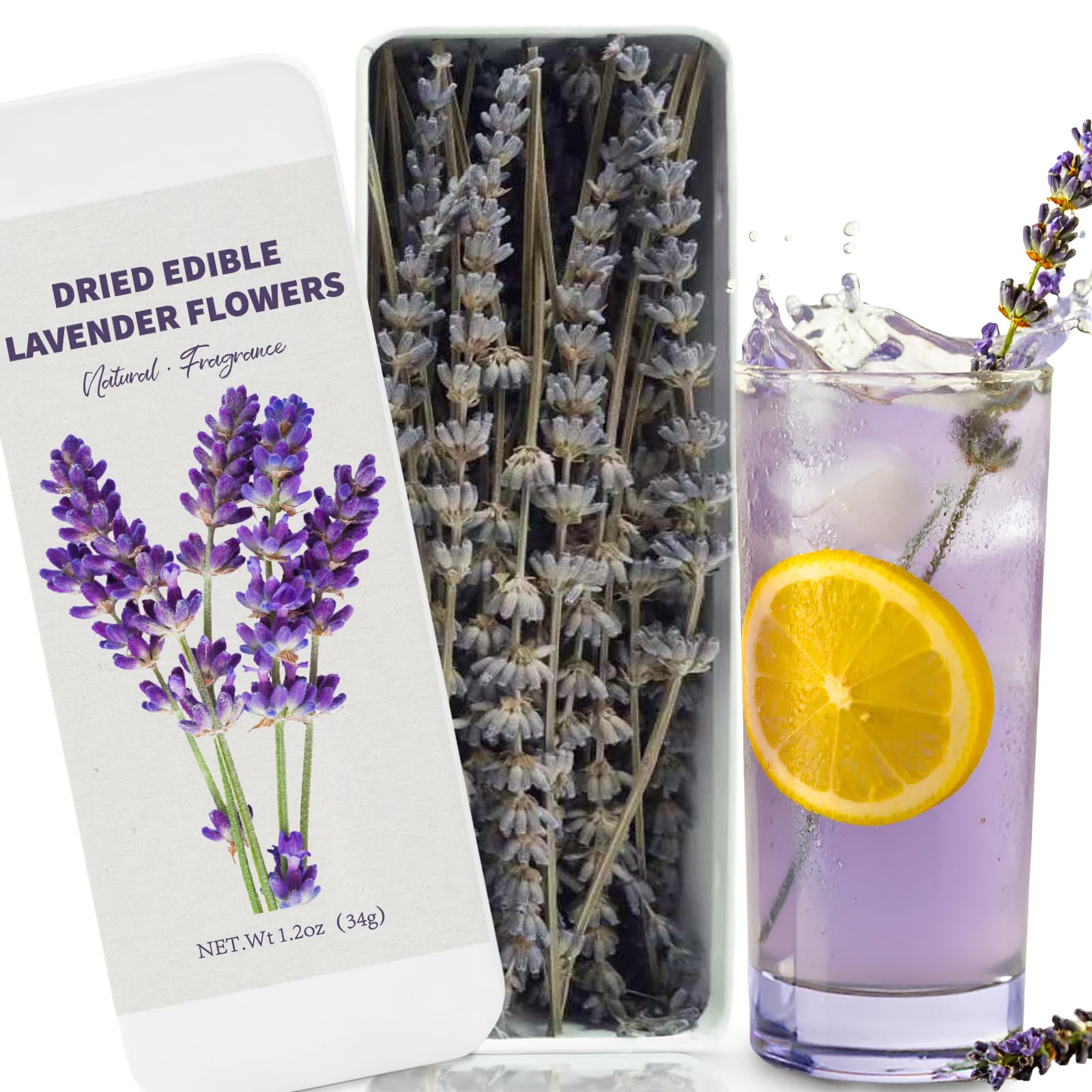 edible dried lavender sprigs for tea