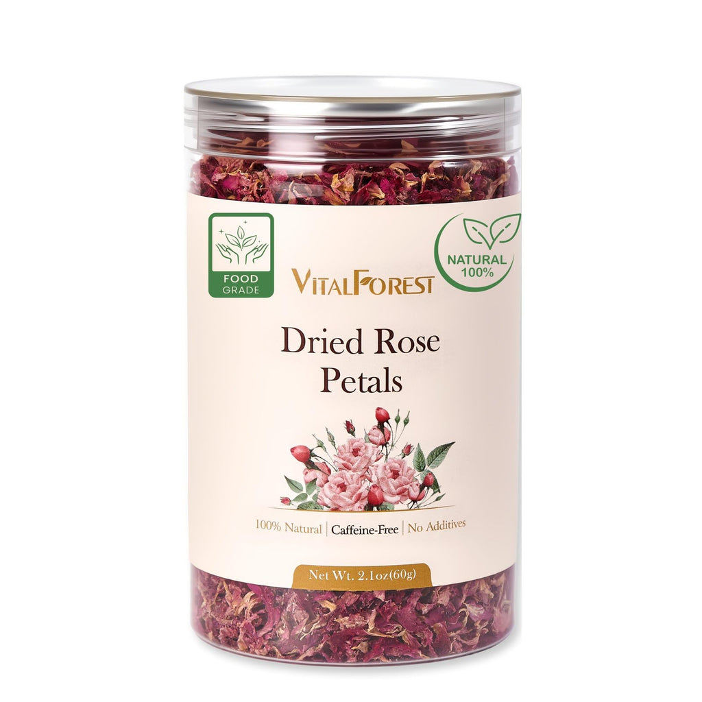 edible dried rose petals for tea