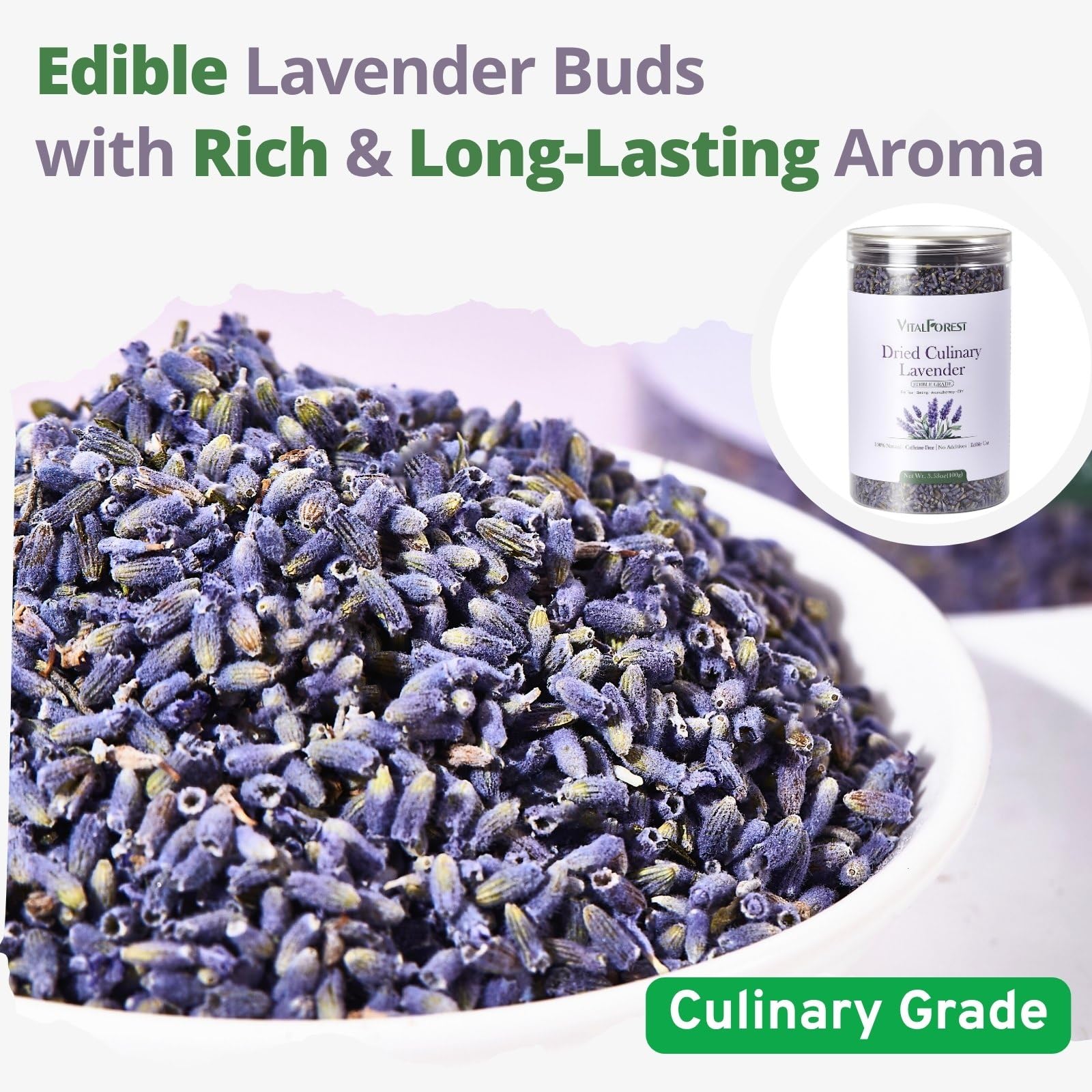 edible lavender buds for baking