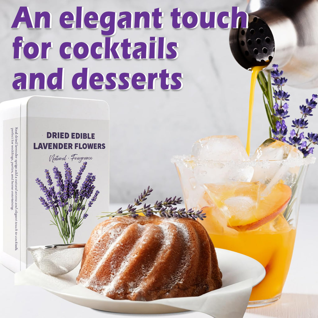 edible lavender sprigs for desserts