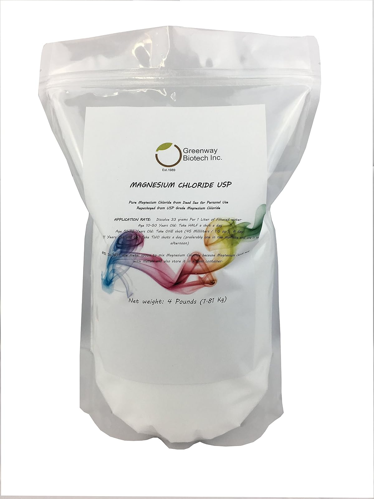 edible magnesium chloride powder