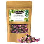 edible pink rose buds for tea