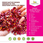 edible rose petals for herbal infusions