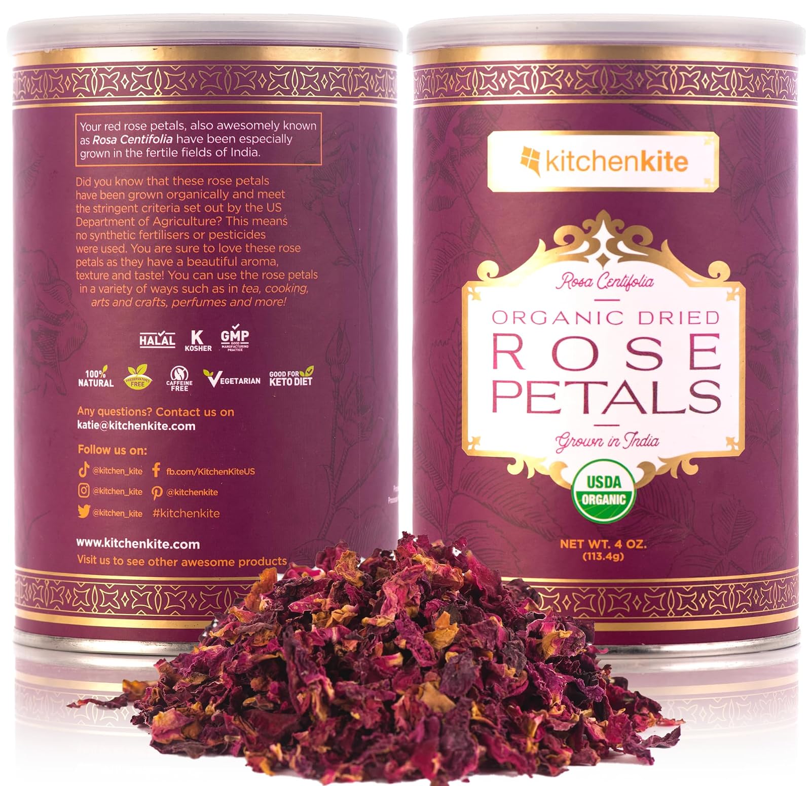 edible rose petals for tea