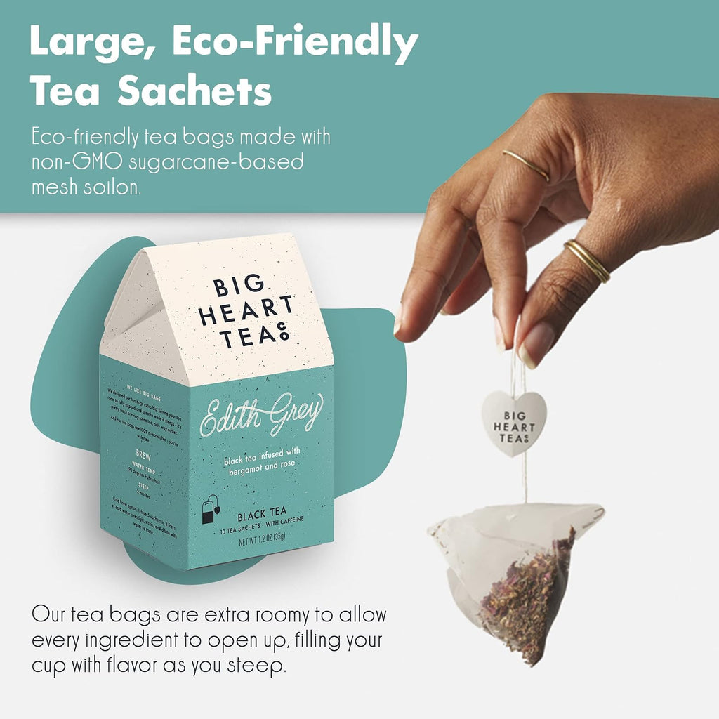 Edith Grey black tea bags for energy