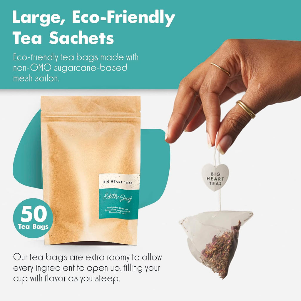 Edith Grey tea bags for energizing brew