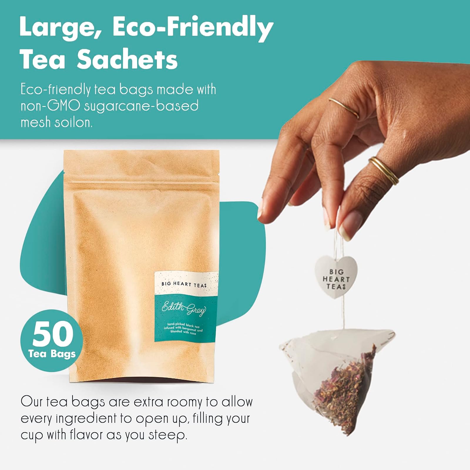 Edith Grey tea bags for energizing brew