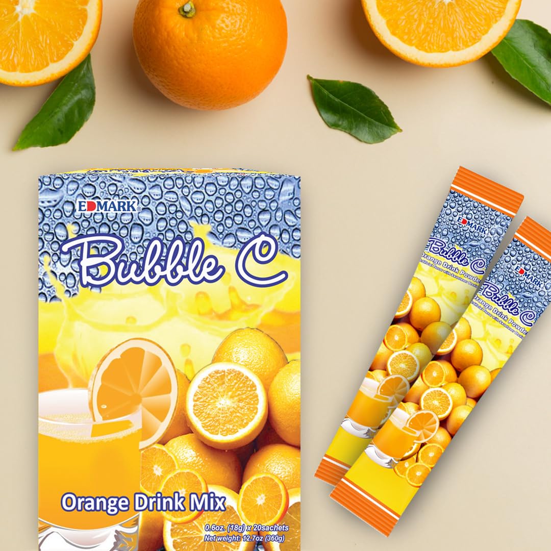 EDMARK Bubble C refreshing orange drink