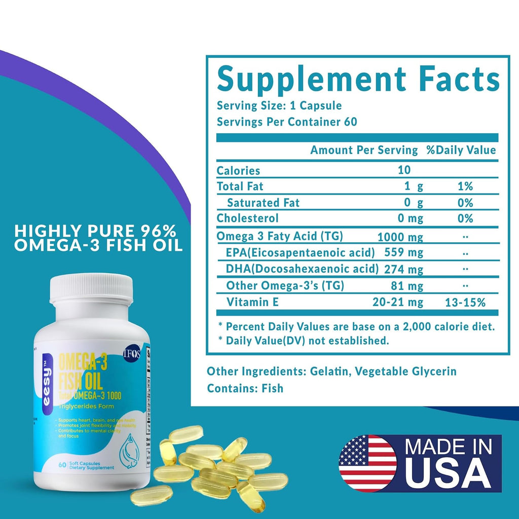EESY fish oil for brain function