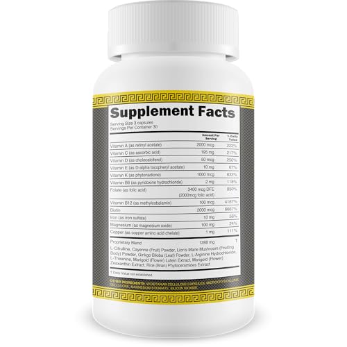 effective beard growth vitamin blend