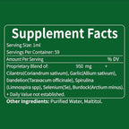 Effective cleanse with cilantro extract
