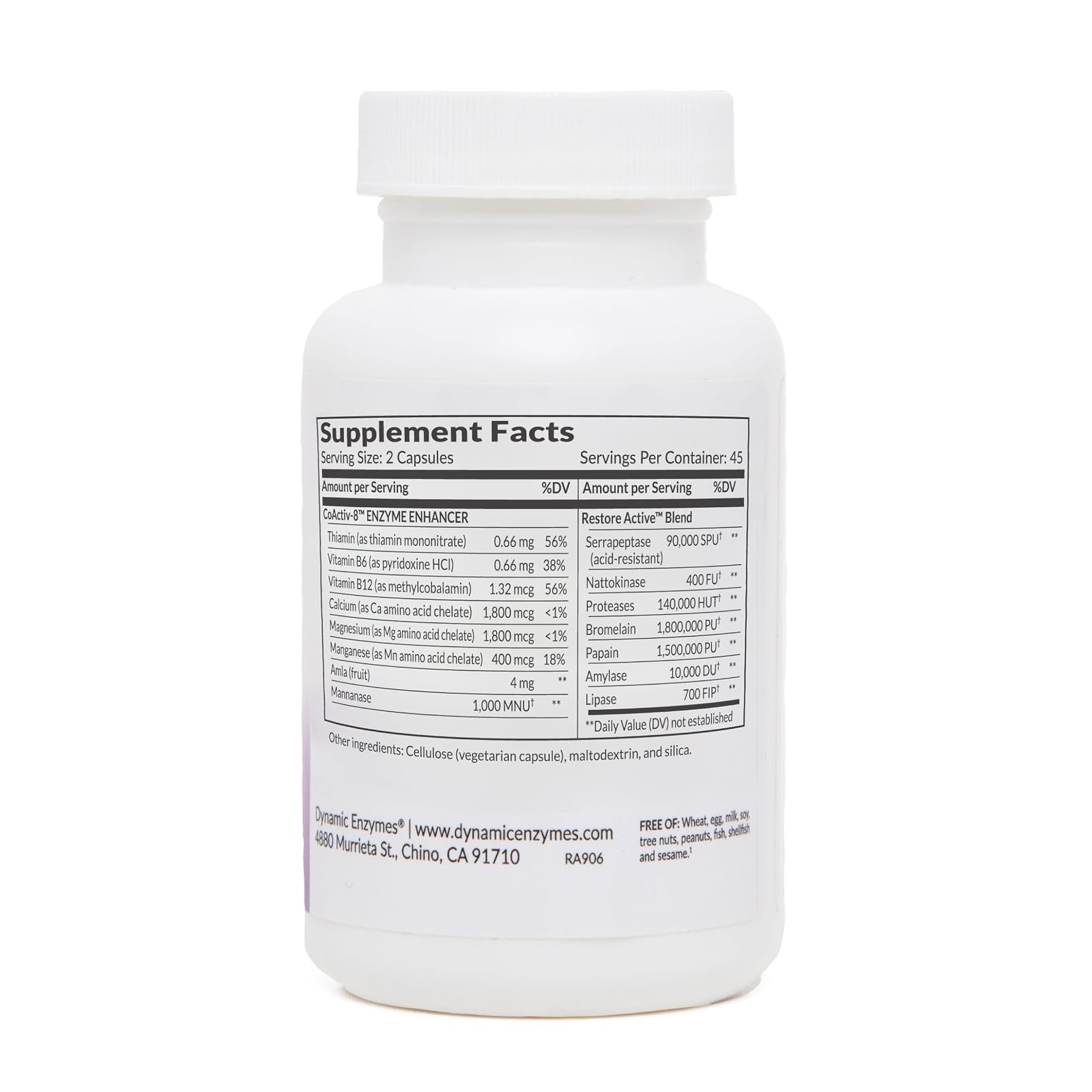 Effective digestive enzymes for nutrient absorption