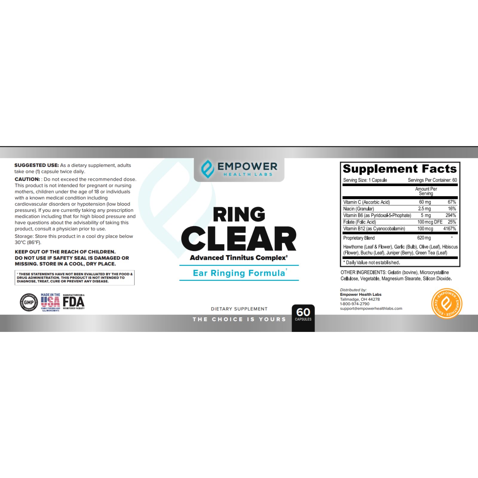effective ear buzz relief with vitamins
