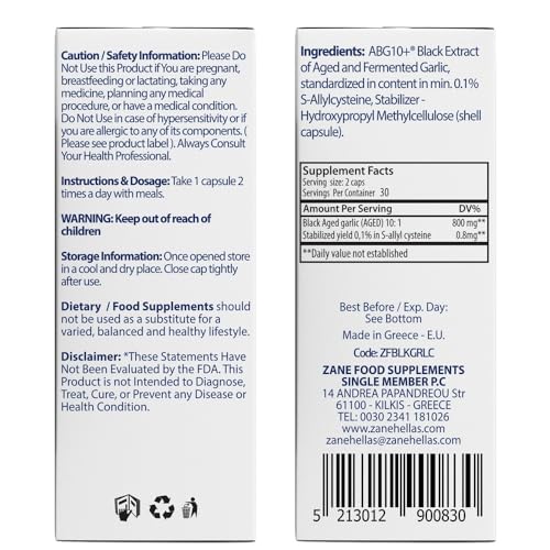 Effective garlic supplement for cholesterol