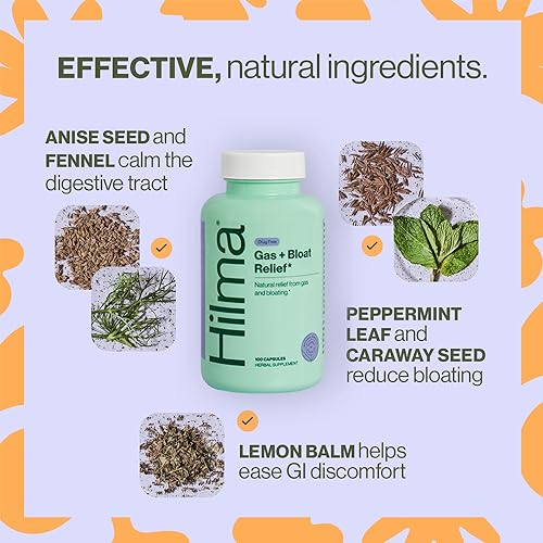 effective gas relief with enzymes