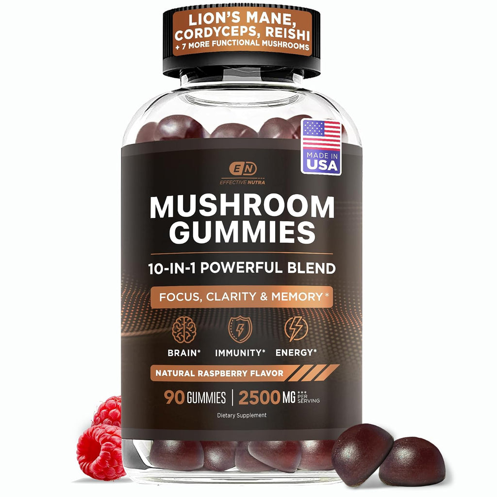Effective Nutra mushroom gummies for wellness