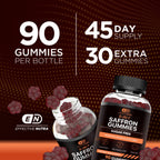 Effective Nutra saffron gummies with 88.5 mg