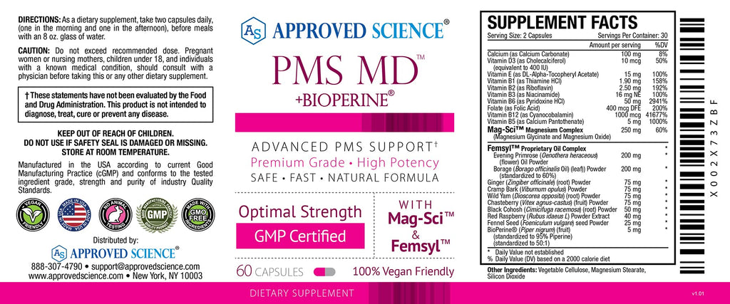 effective PMS relief with mineral supplements