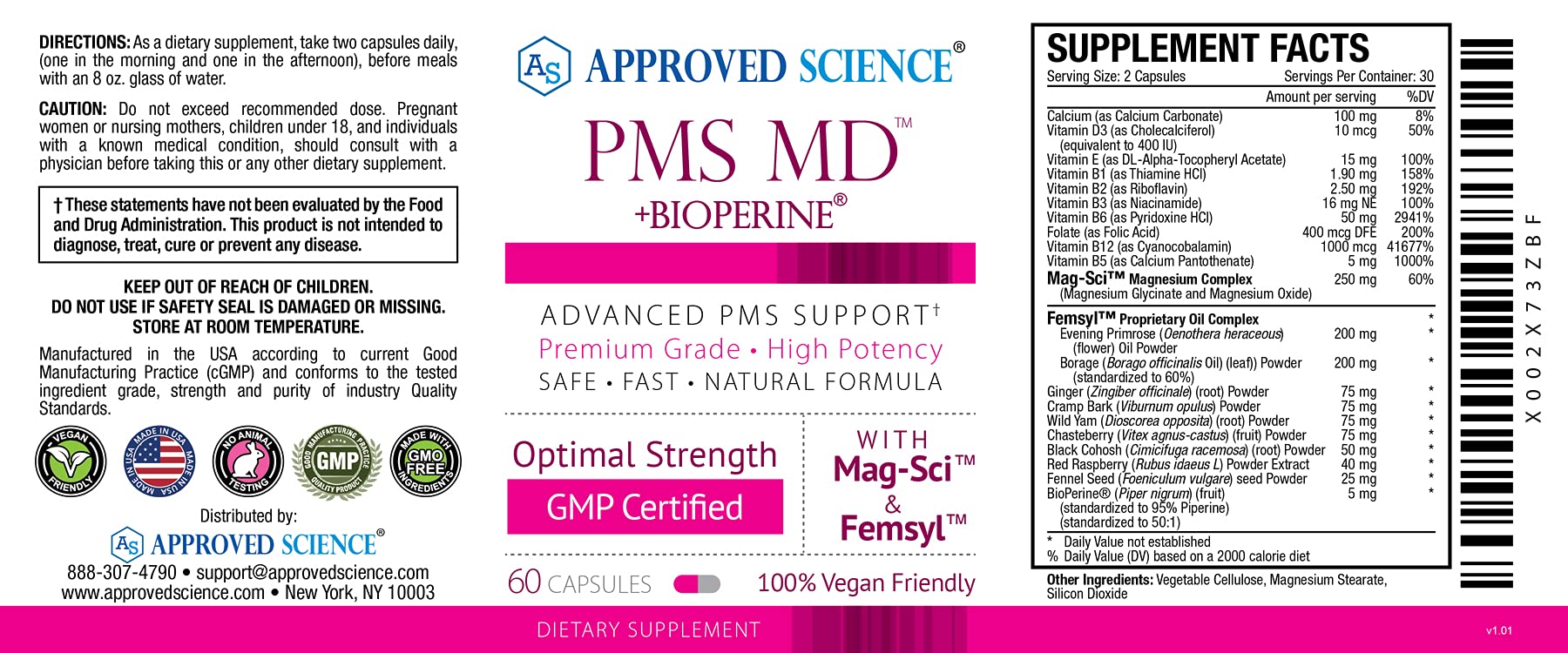 effective PMS relief with mineral supplements