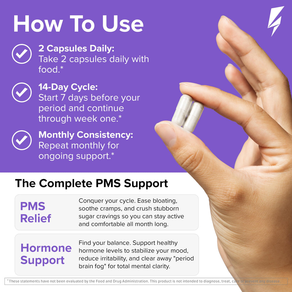 effective PMS relief with natural ingredients
