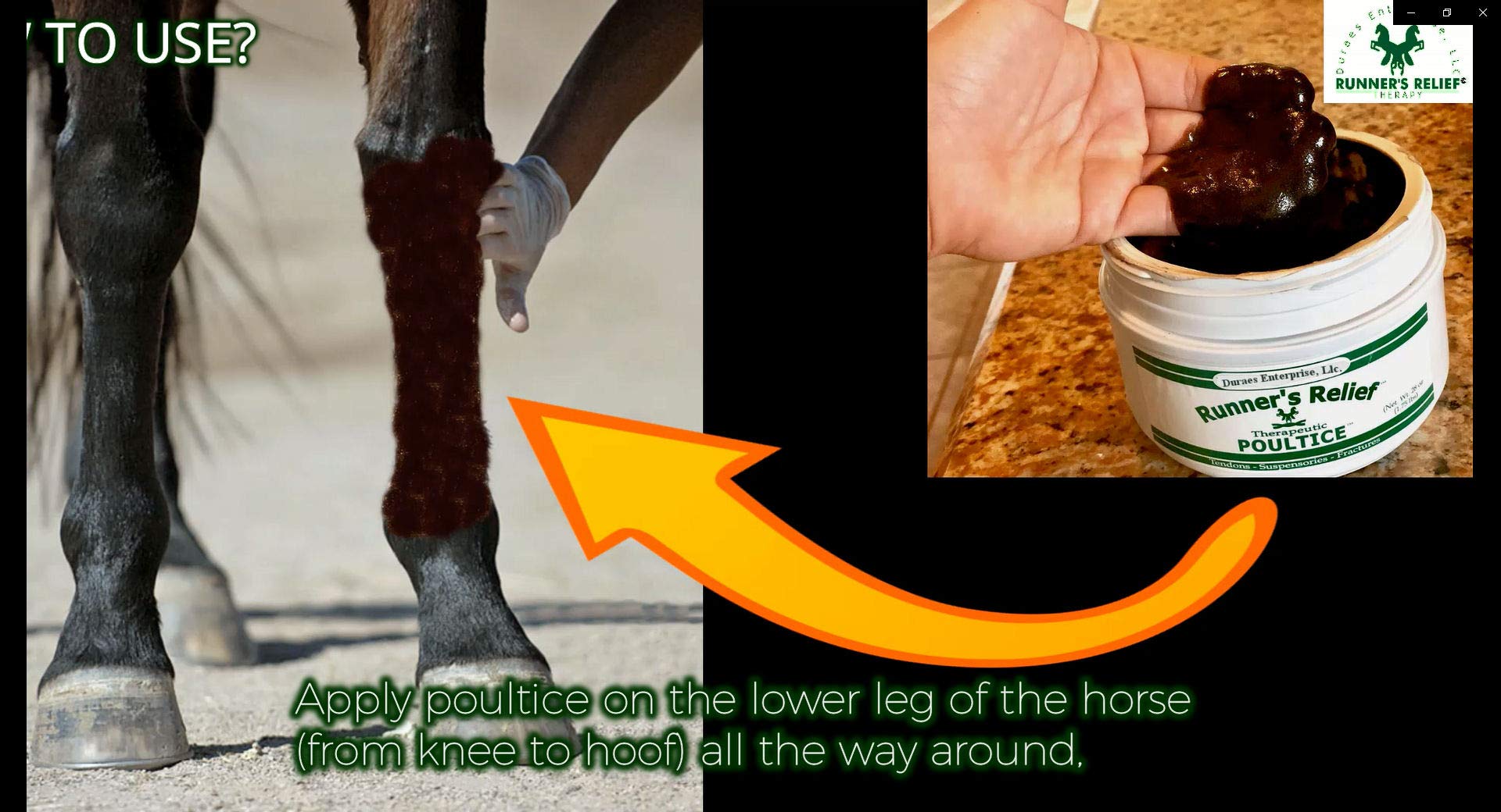 effective poultice for sore hooves