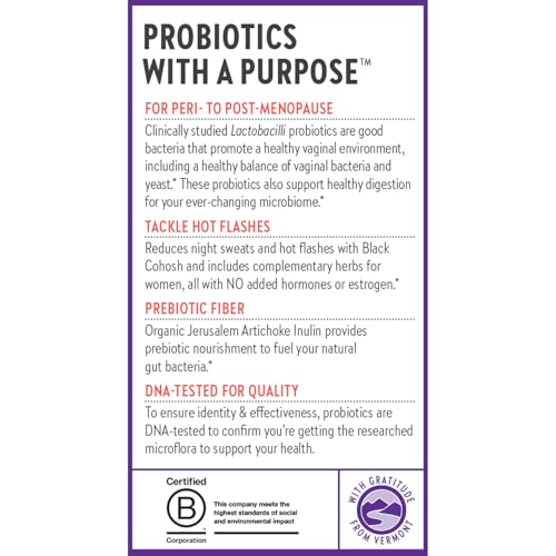 effective probiotics for menopause symptoms