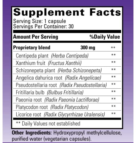 effective sinus relief with herbal ingredients