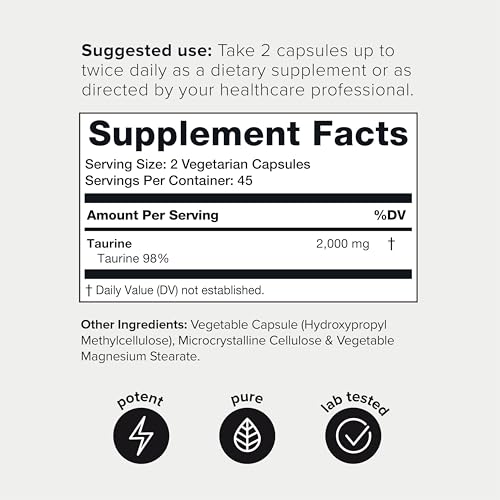 effective taurine powder formula