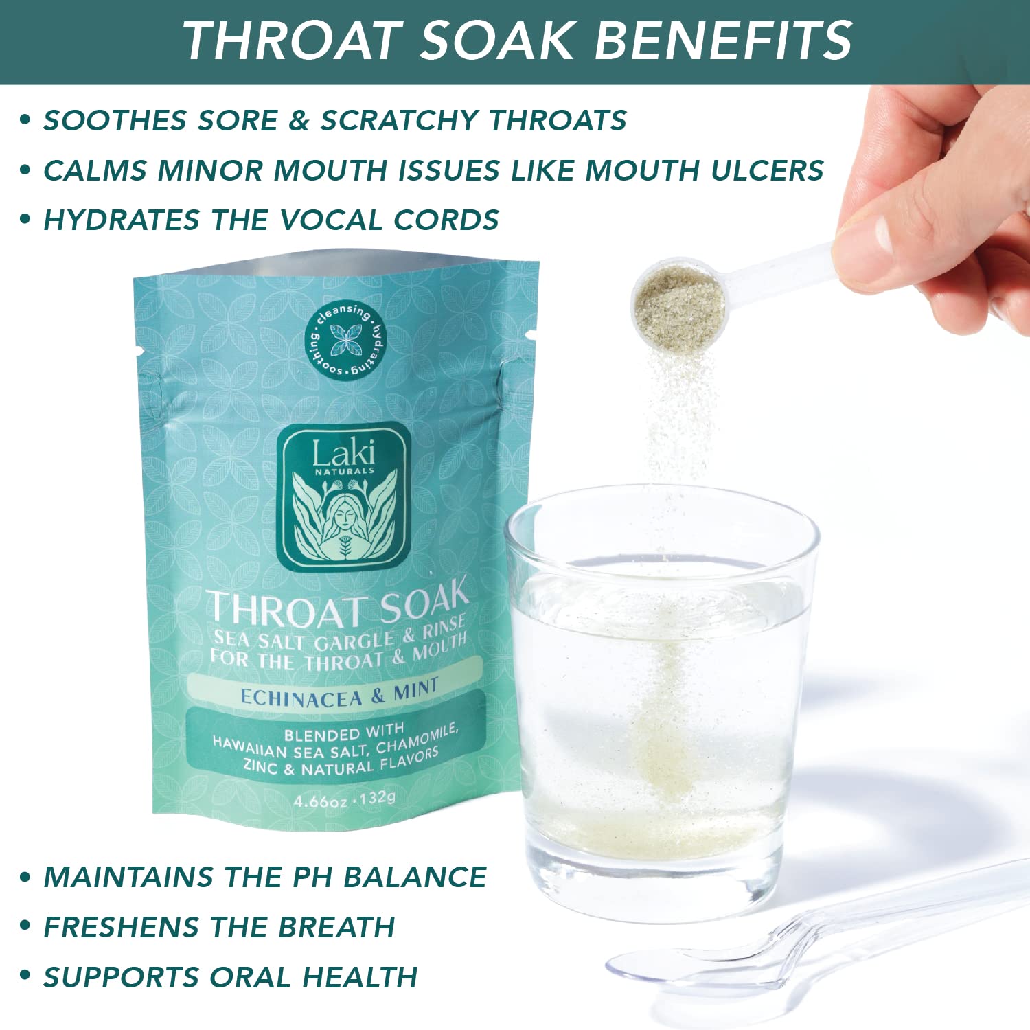 effective throat soak with echinacea