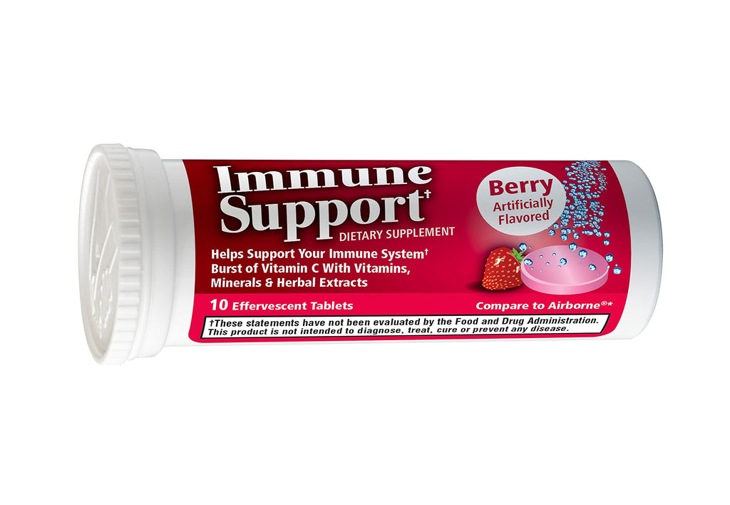 effervescent berry vitamin tablets