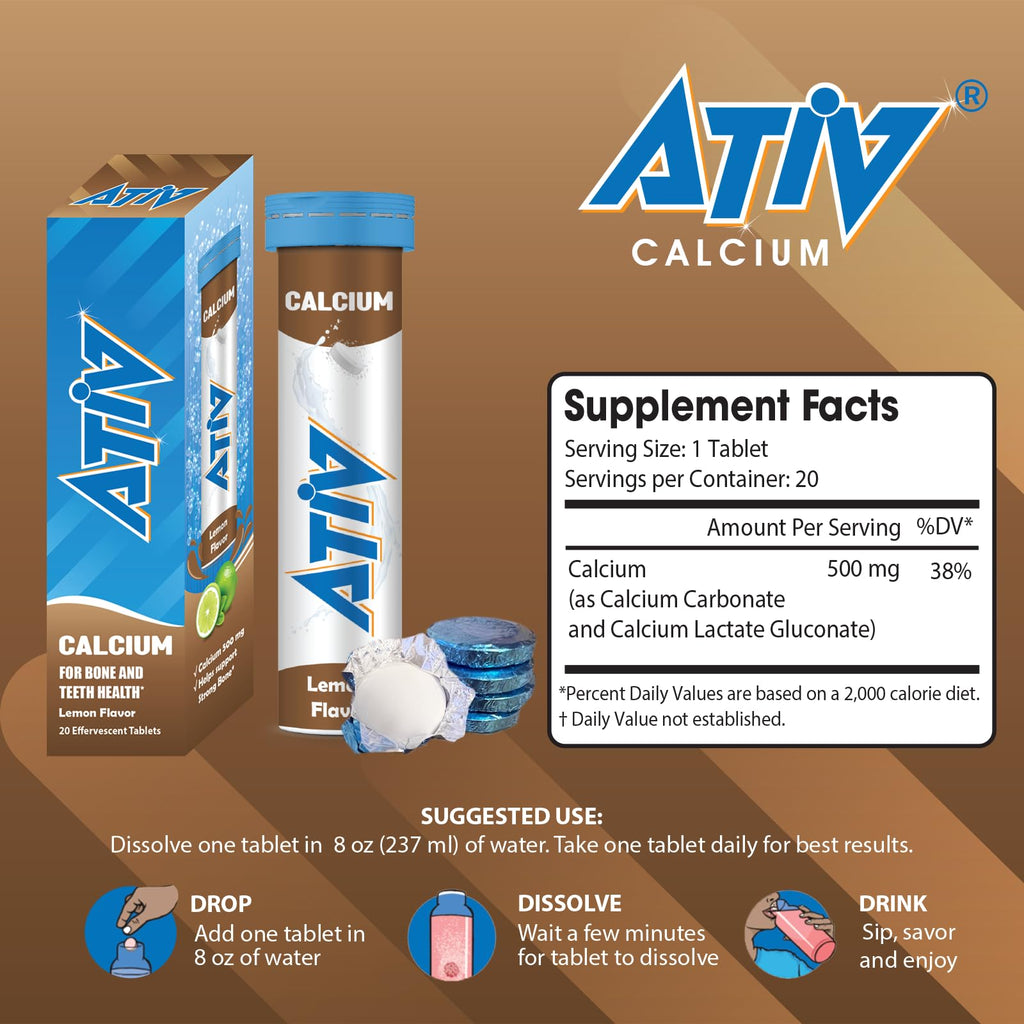 effervescent calcium for easy intake
