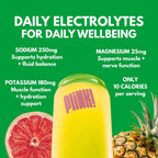 Effervescent electrolyte tablets for energy