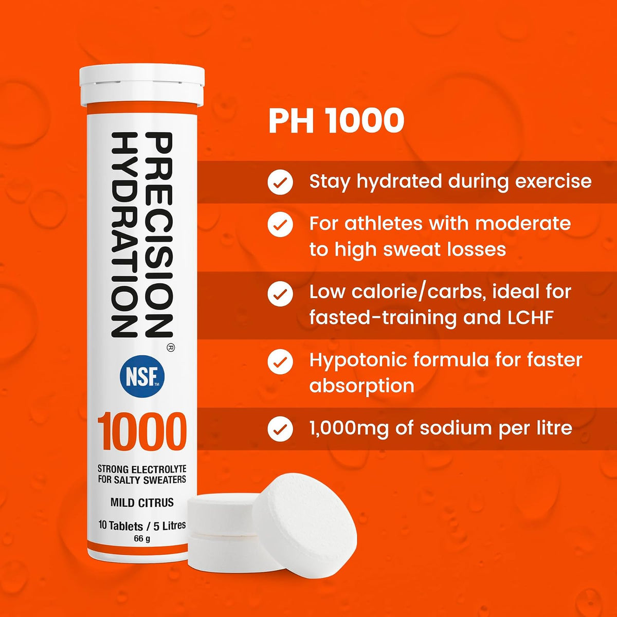 Effervescent electrolyte tablets for sports recovery