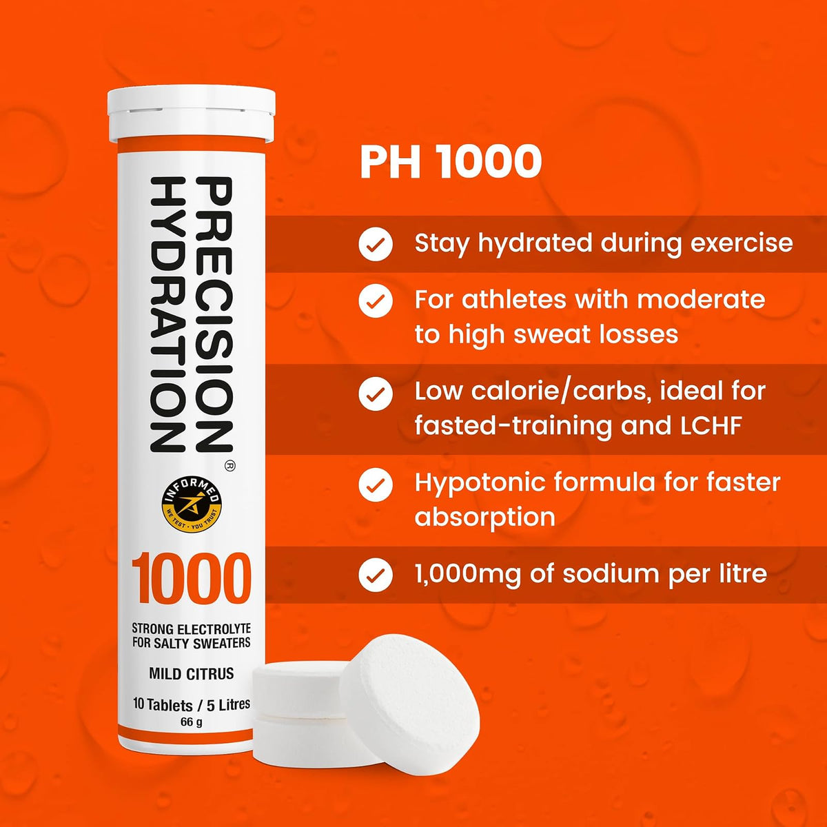 Effervescent electrolyte tablets for sports