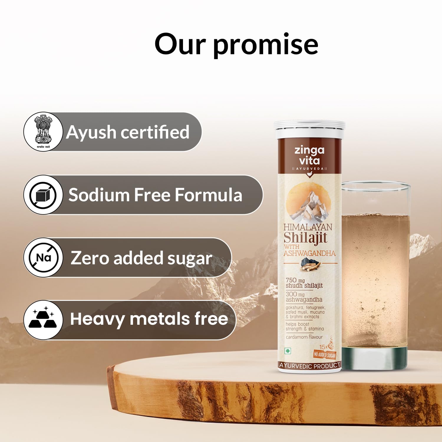 Effervescent formula for better hydration