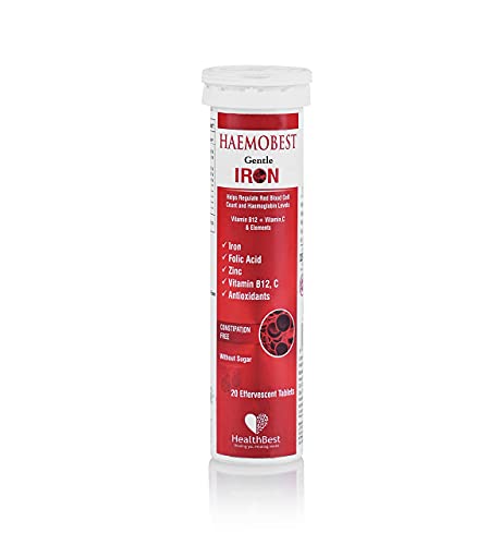 Effervescent iron tablets for hemoglobin