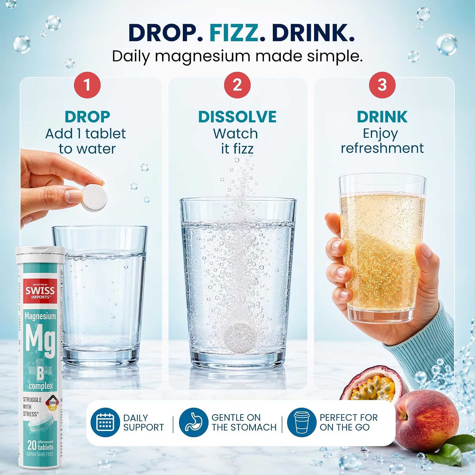 effervescent magnesium for stress relief