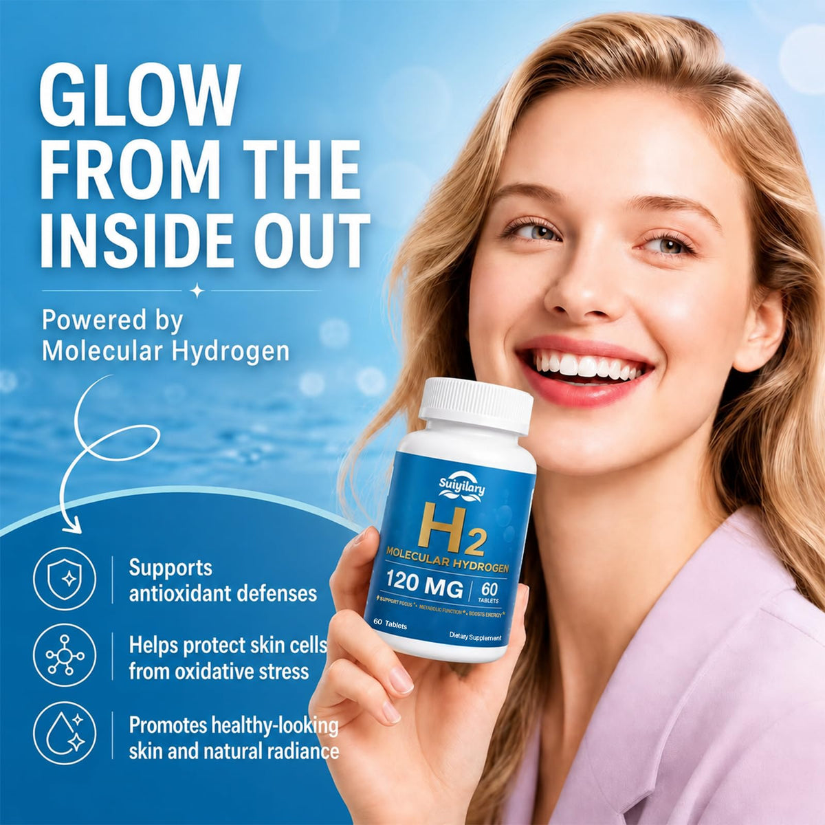 Effervescent magnesium tablets for convenience