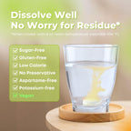 Effervescent tablets for easy intake