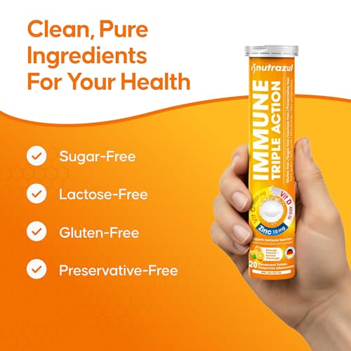 Effervescent vitamin C for hydration