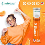 Effervescent vitamin C for quick energy