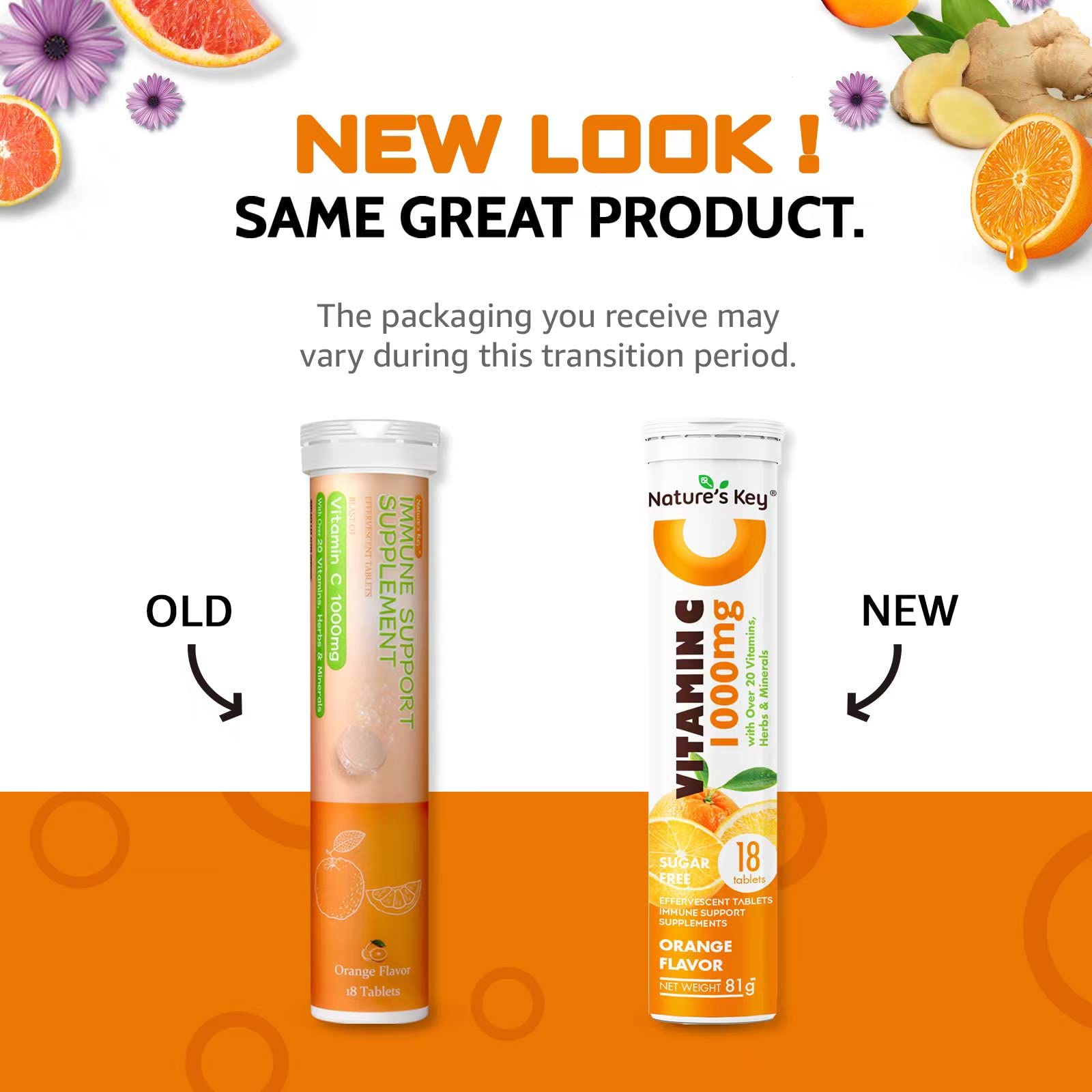 effervescent vitamin C with herbs and minerals
