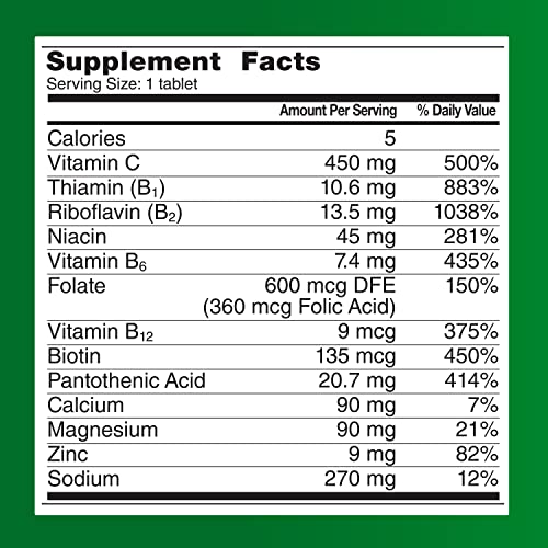 effervescent vitamin tablets for vitality