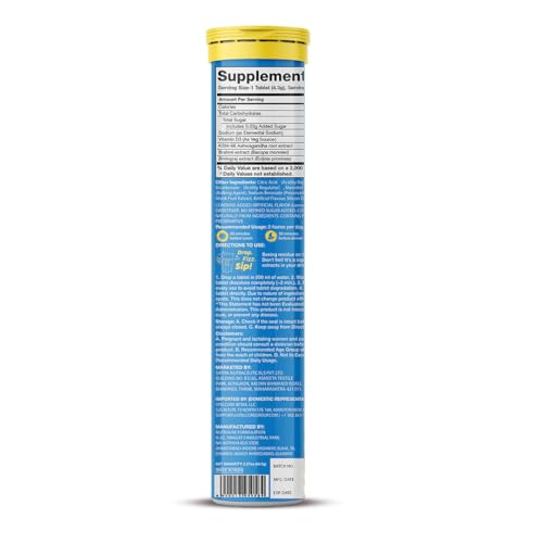 Effervescent vitamins for convenient daily use