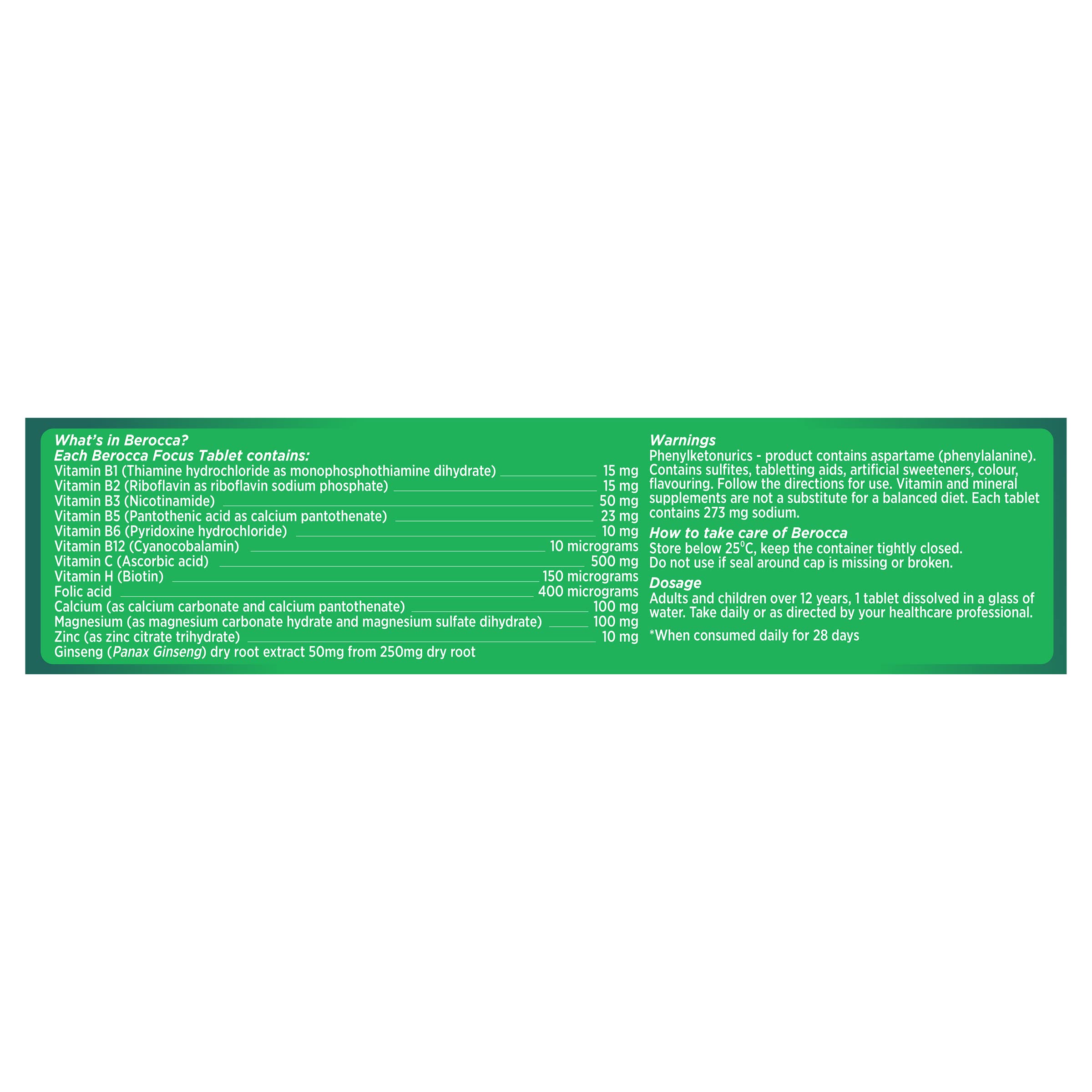 effervescent vitamins for enhanced performance